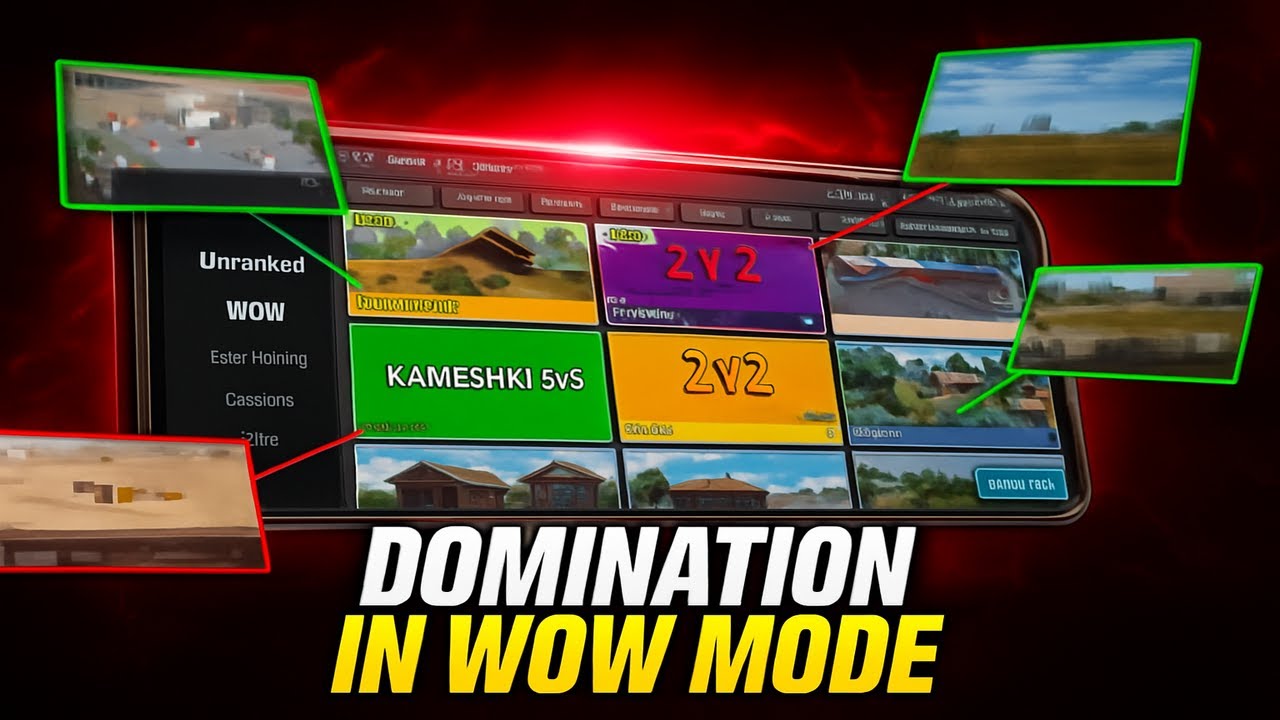 Domination In "WOW MODE" || Exploring all WOW MODES in bgmi || # ...