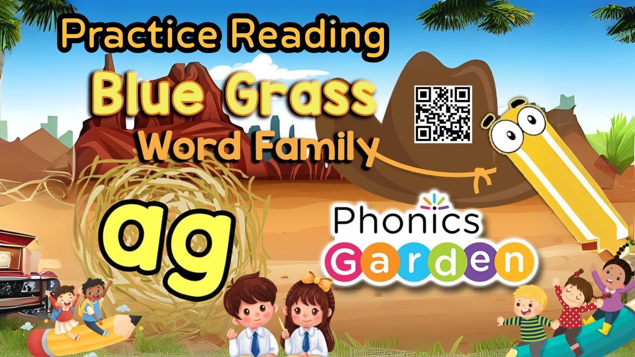 AG | Word Family | Bluegrass | Practice Reading - YouTube