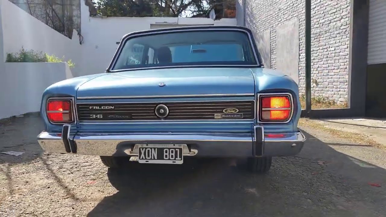 [AVANCE VIDEO 2] Ford Falcon Futura 1981 Motor 3.6 Azul Bermuda ...