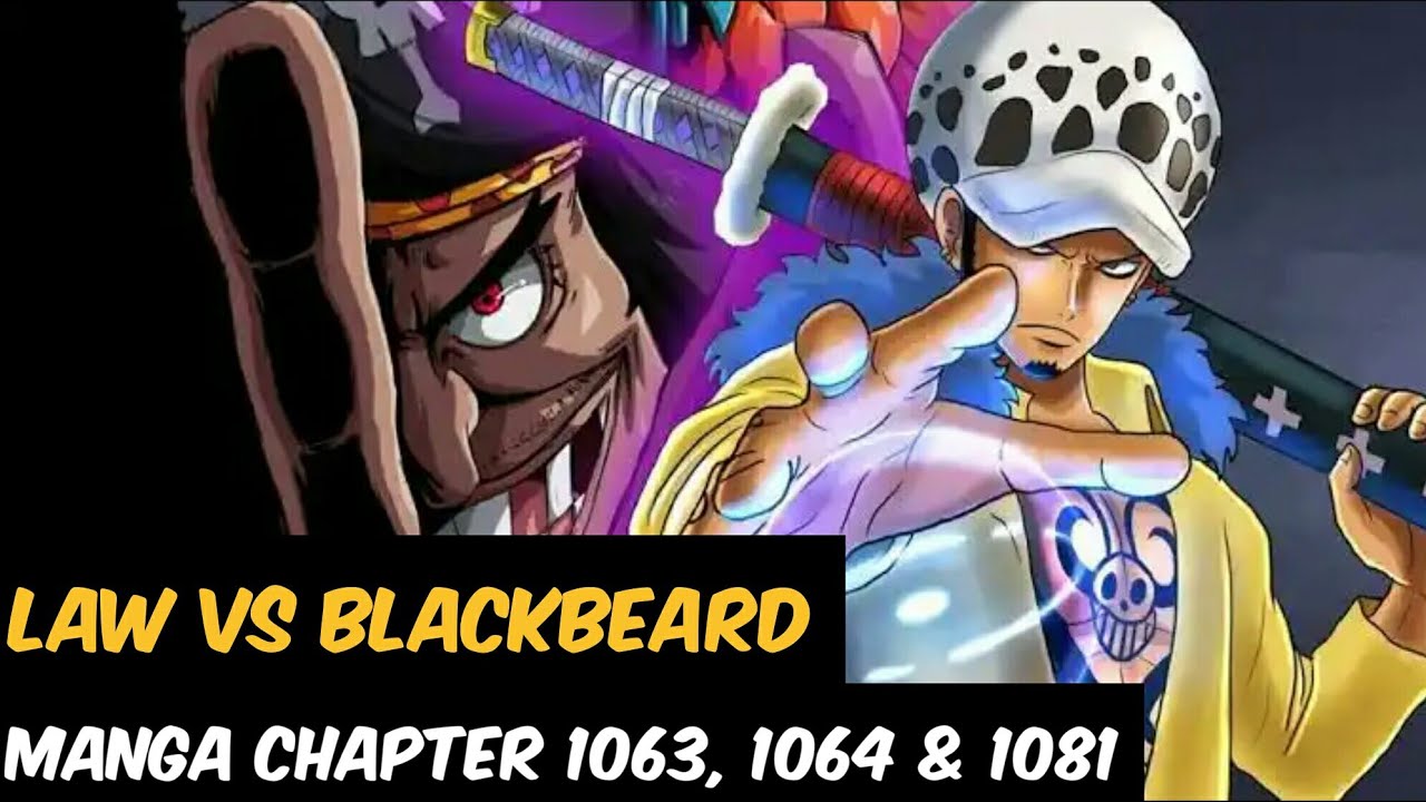 🔴 The Defeat Of Hearts Pirates, Blackbeard Vs Trafalgar Law One Piece ...