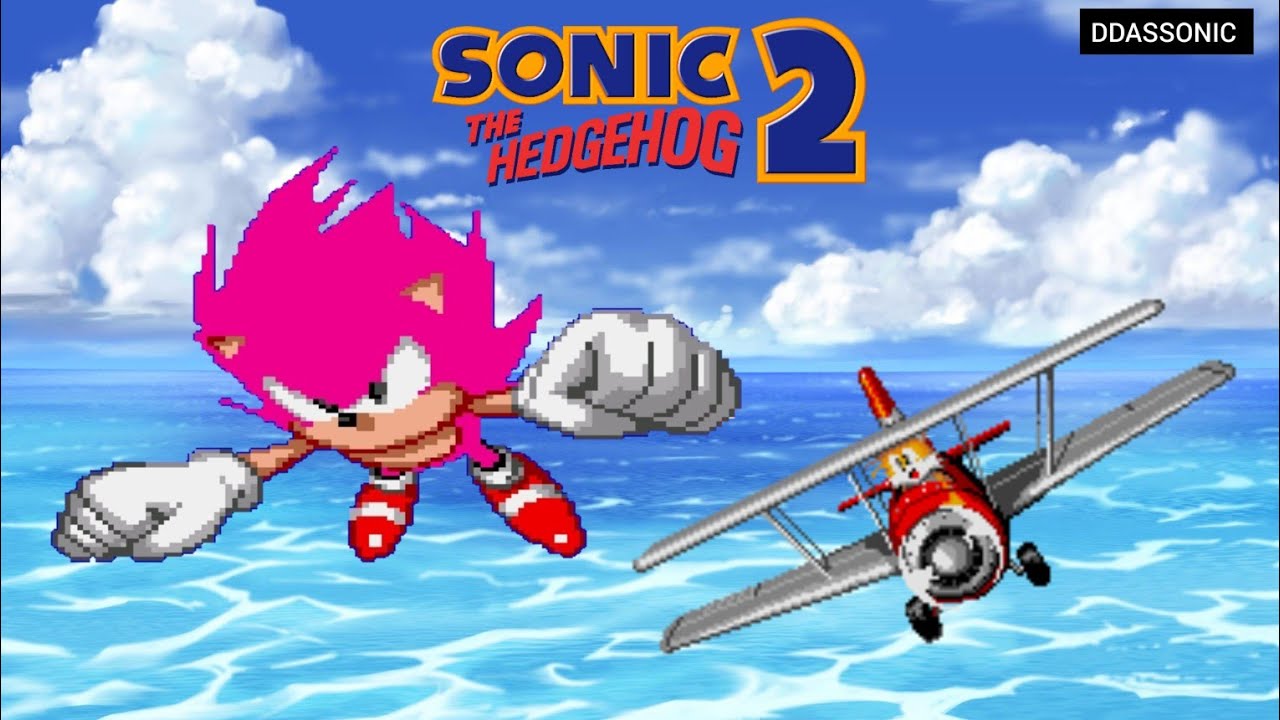 Super Sonic Rose in Sonic 2 | Sonic Hack Longplay - YouTube