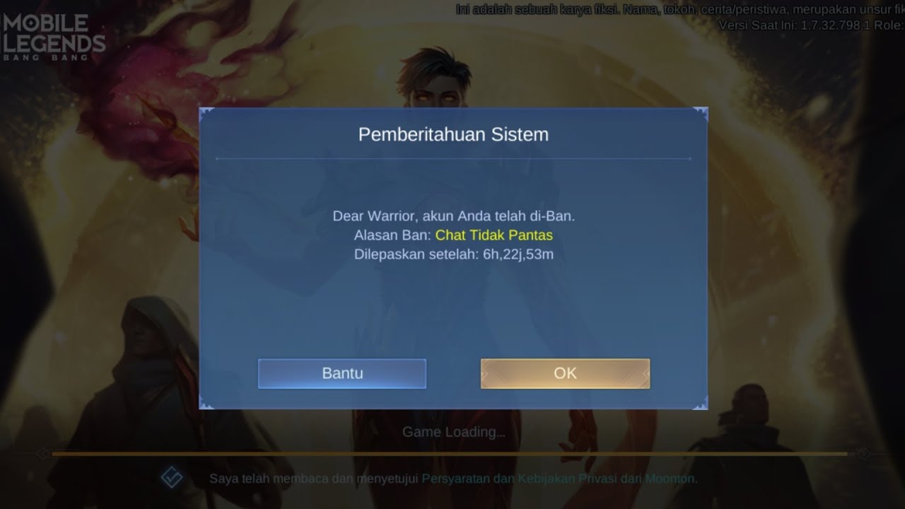 CARA LOG OUT DARI AKUN ML KENA BANNED | CARA GANTI AKUN ML YANG DI BAN ...