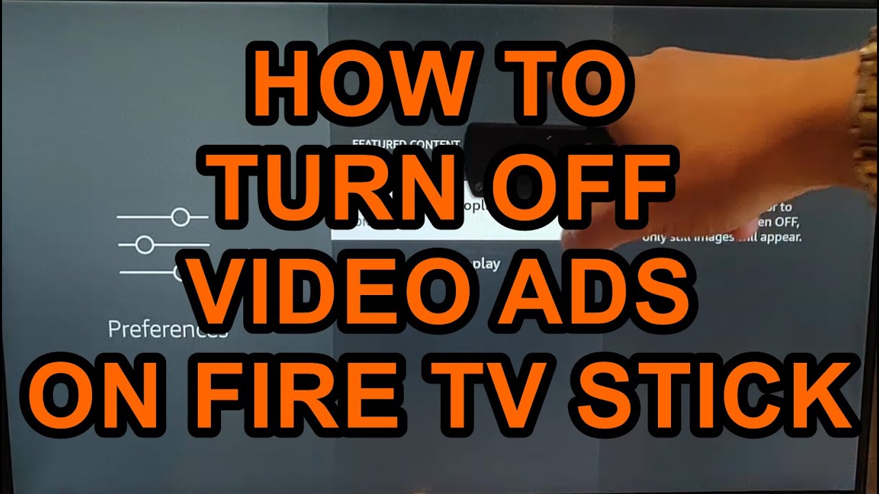 How to Stop Video and Audio Adverts on Fire TV Stick - YouTube