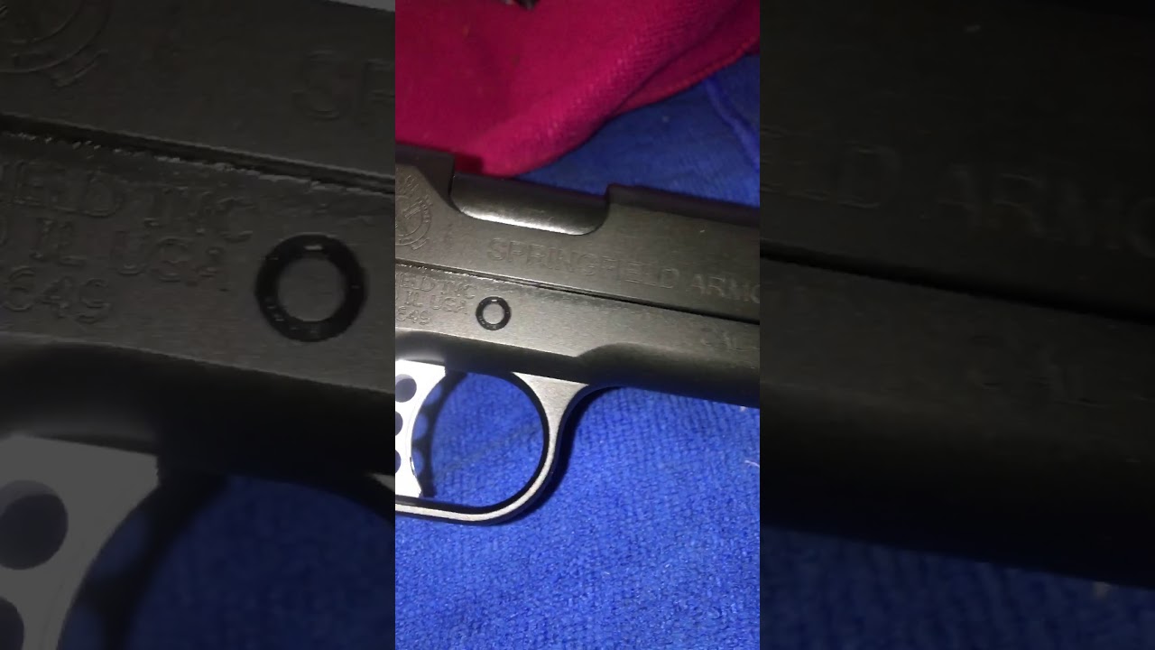 Springfield Armory Professional - HRT/FBI Contract 1911 - YouTube