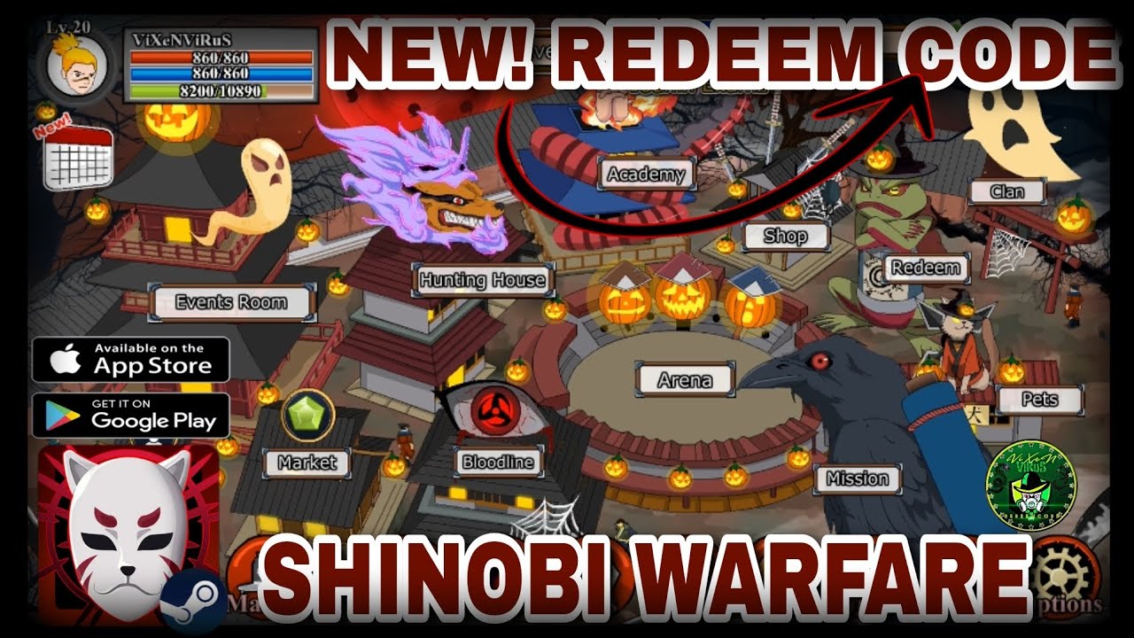 Shinobi Warfare Finally! New Redeem Code 🎁 Mid-October Ninja Saga 🔥 Android/iOS/ApK/Steam - YouTube