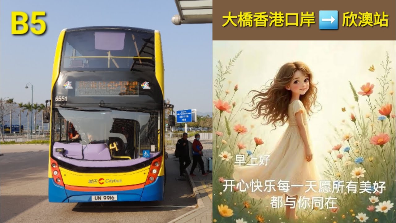 Hong Kong Bus CTB 6551 @ B5 城巴 Alexander Dennis Enviro500 MMC New ...