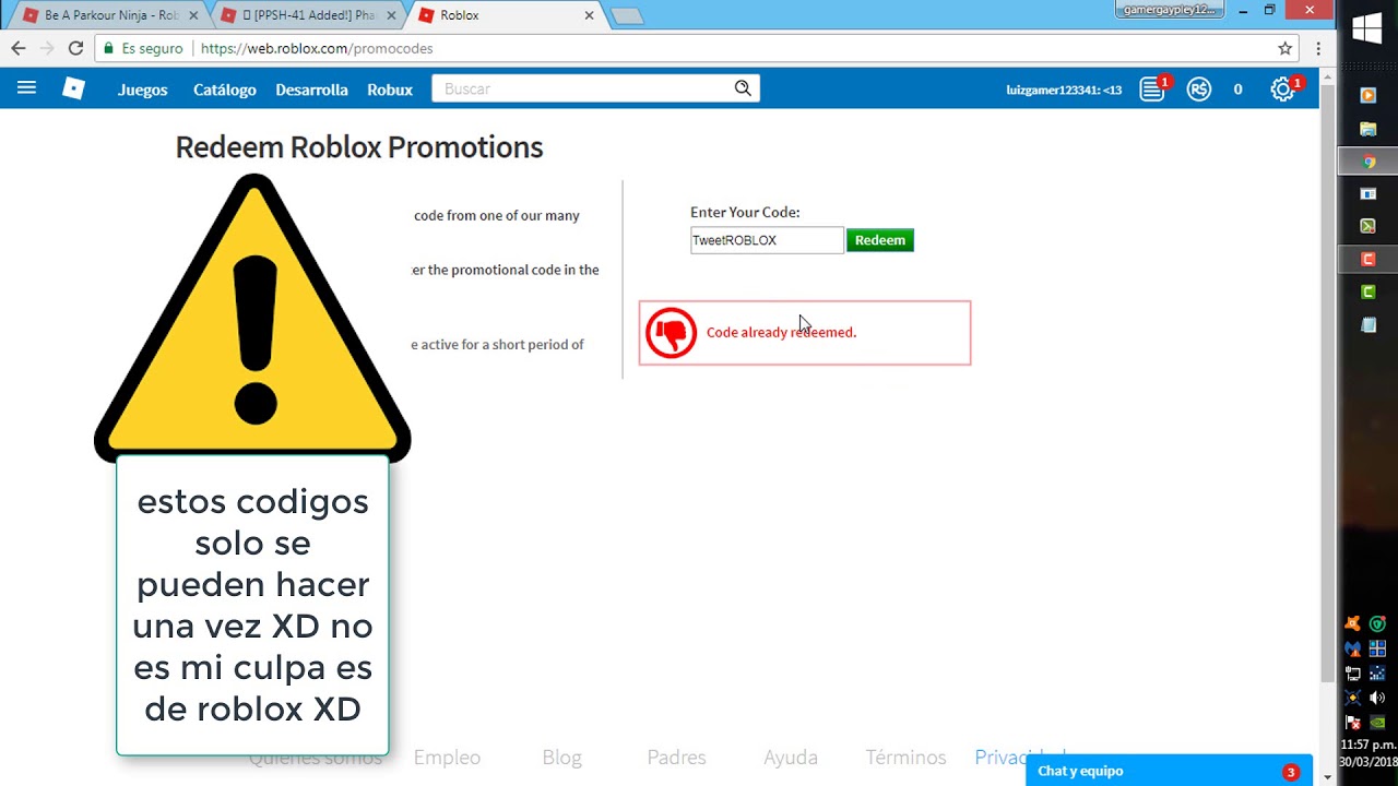 enter code promocode para roblox full en español - YouTube
