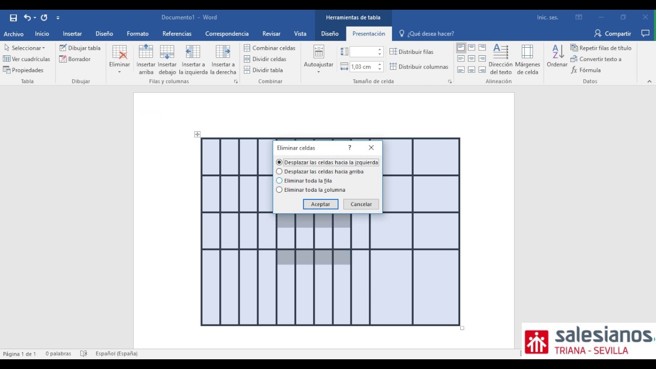 Tablas Word. Diseño y Presentación - YouTube