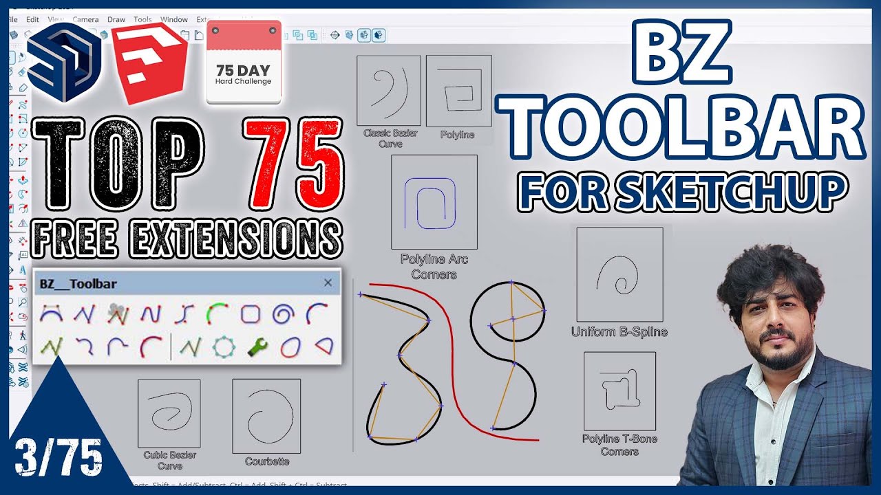 3. BZ_Toolbar Extension for SketchUp || Top 75 Extension Series || 3/75 ...