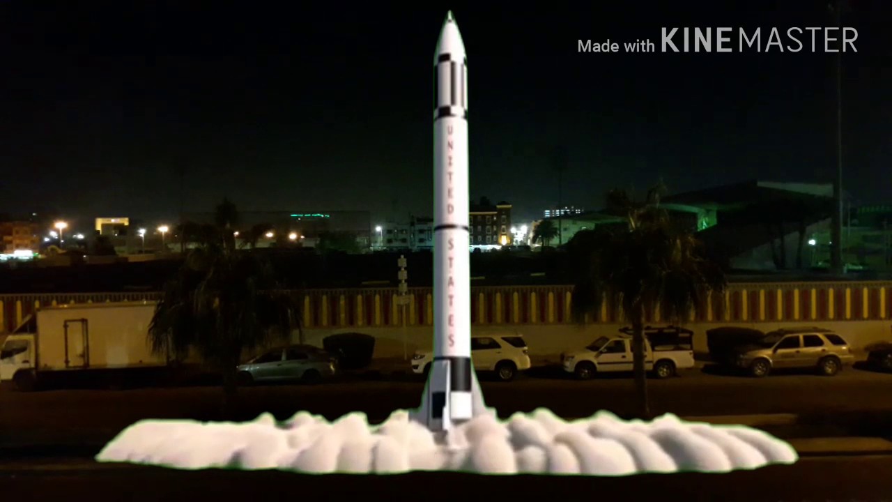 A ROCKET LAUNCHES IN KSA - YouTube