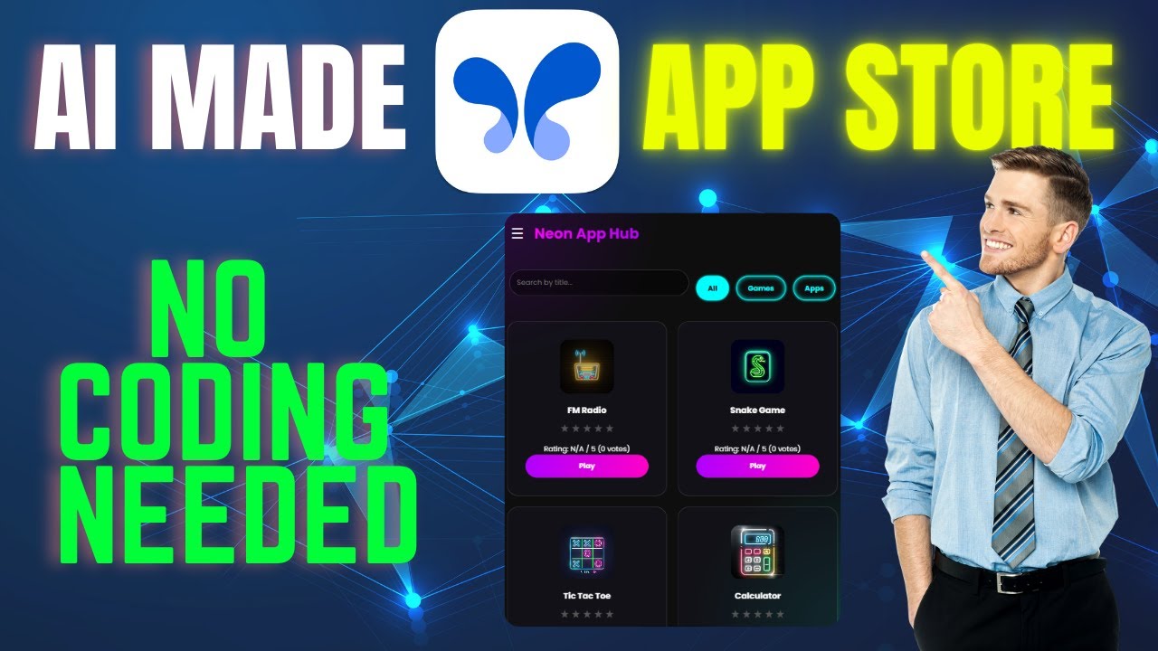 How to Create Your Own App Store Using AI | No Coding Needed Full Tutorial - YouTube