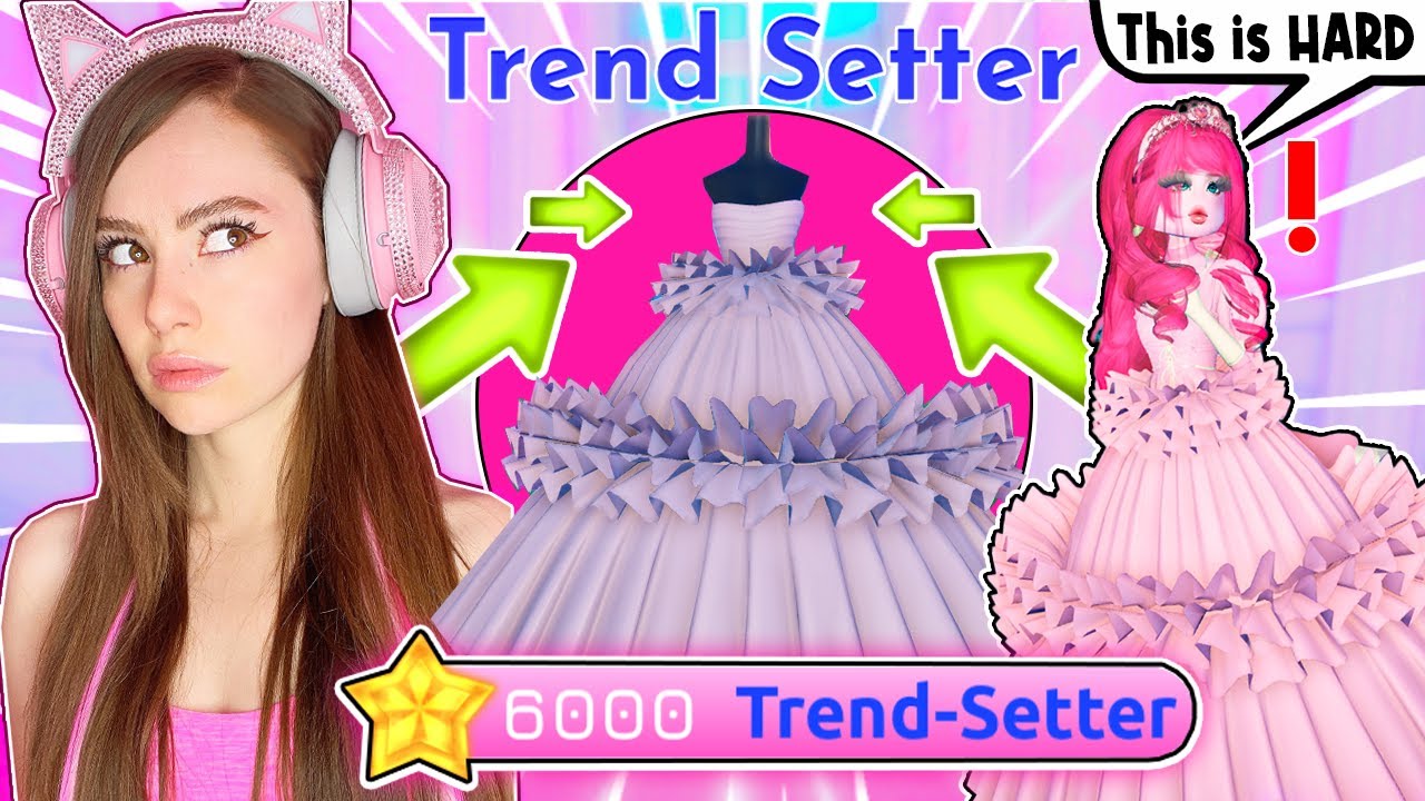 Only Wearing TRENDSETTER DRESS Every Round In Dress To Impress ...