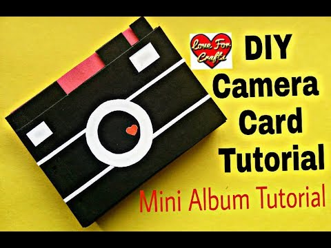 DIY - Camera Card Tutorial | DIY - Mini Album Tutorial - YouTube