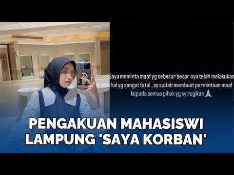 Pengakuan Mahasiswi Lampung usai Digerebek Ngamar Bareng Dosennya, Kini Minta Maaf: 'Saya Korban'