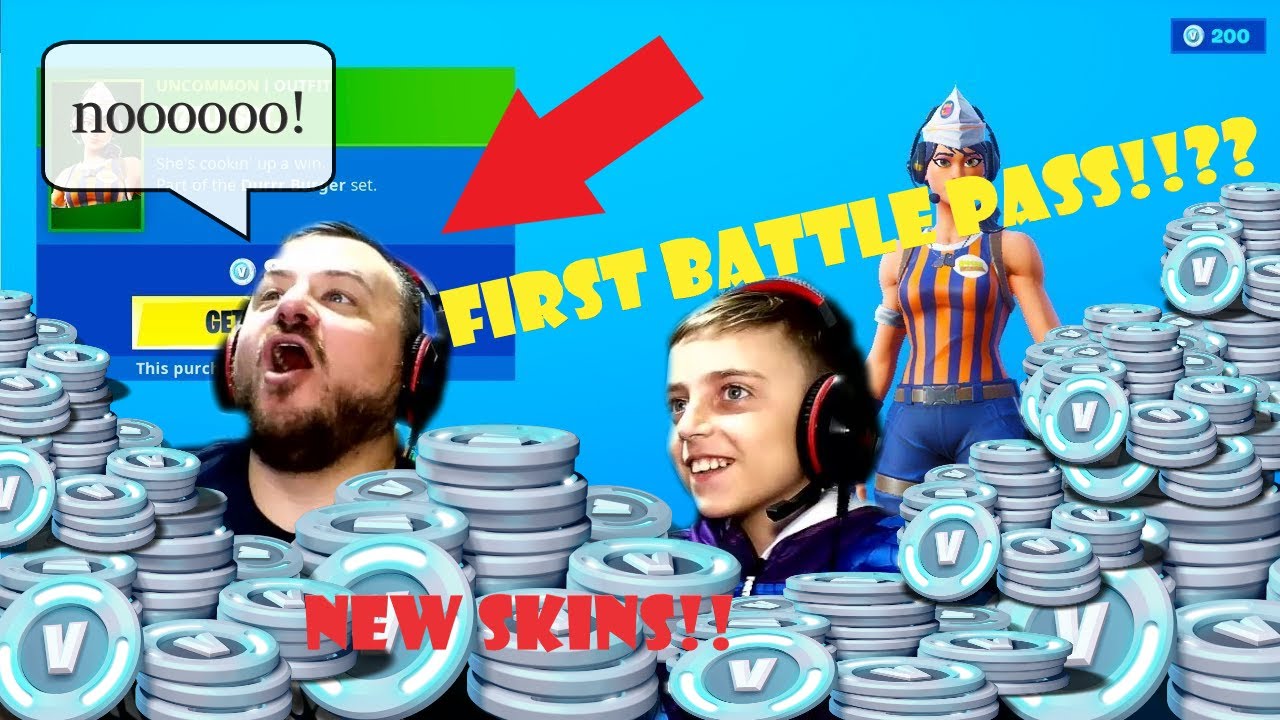 💸Fortnite Dad Buys First Fortnite Skin!💰💰💰💰 - YouTube