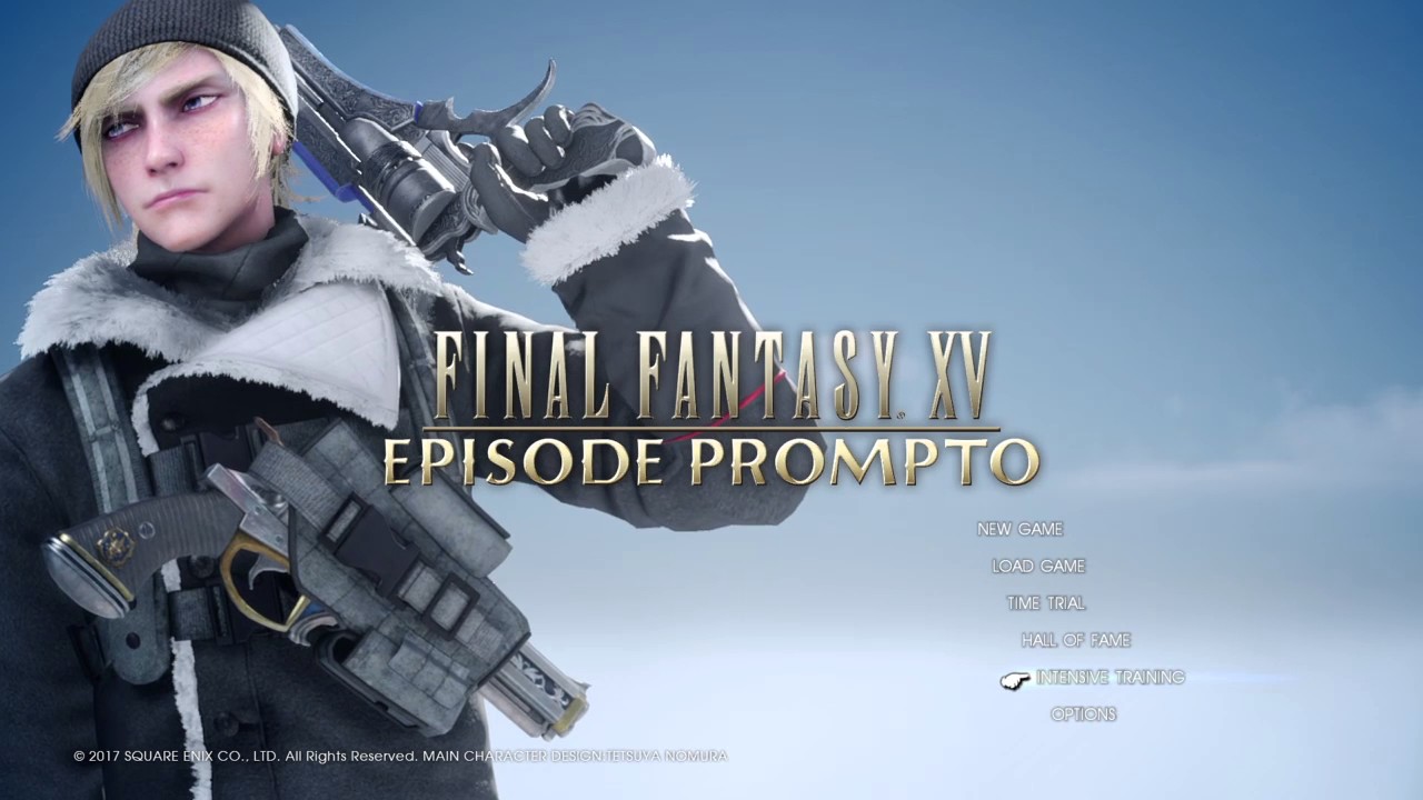 Final Fantasy XV - Episode Prompto Main Menu - YouTube