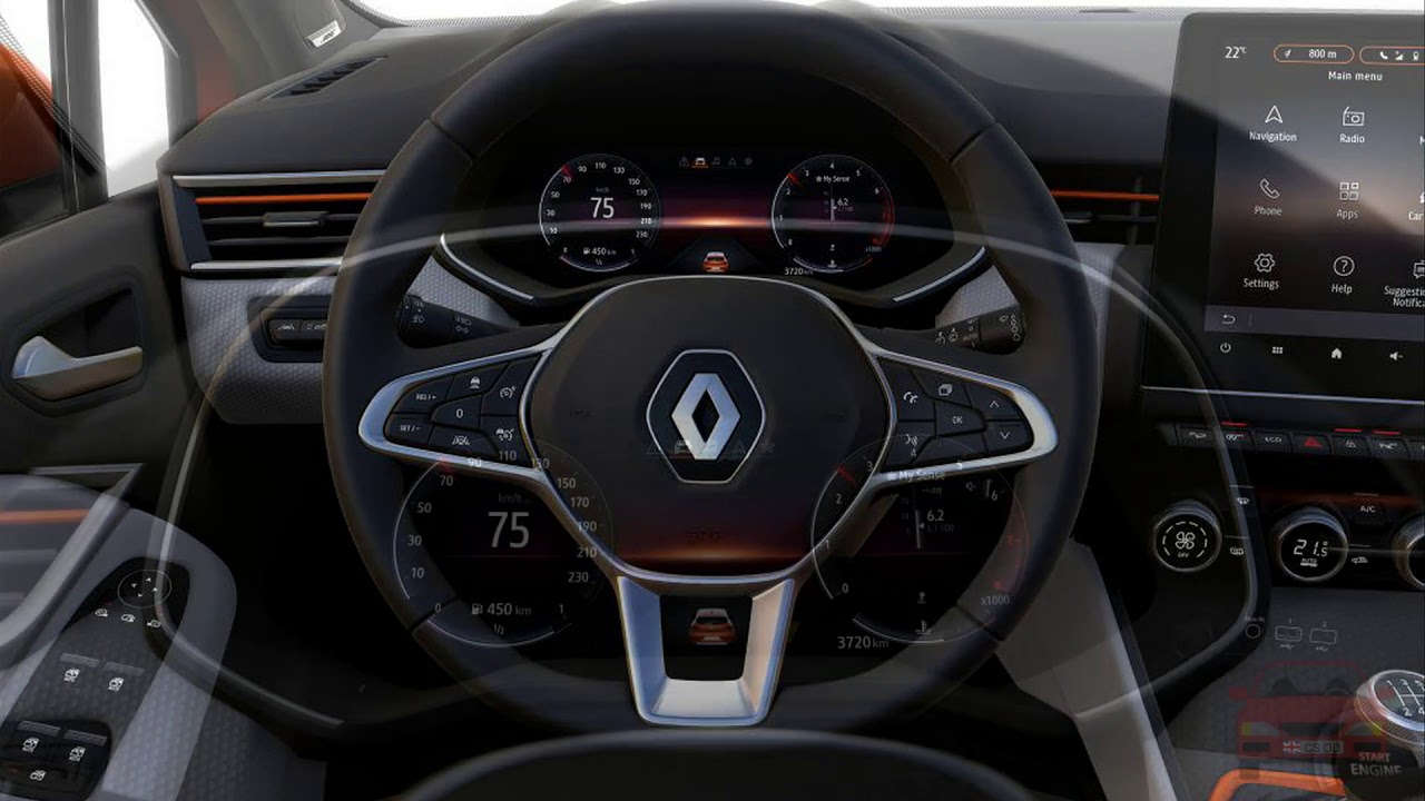 2019 Renault Clio interior - YouTube
