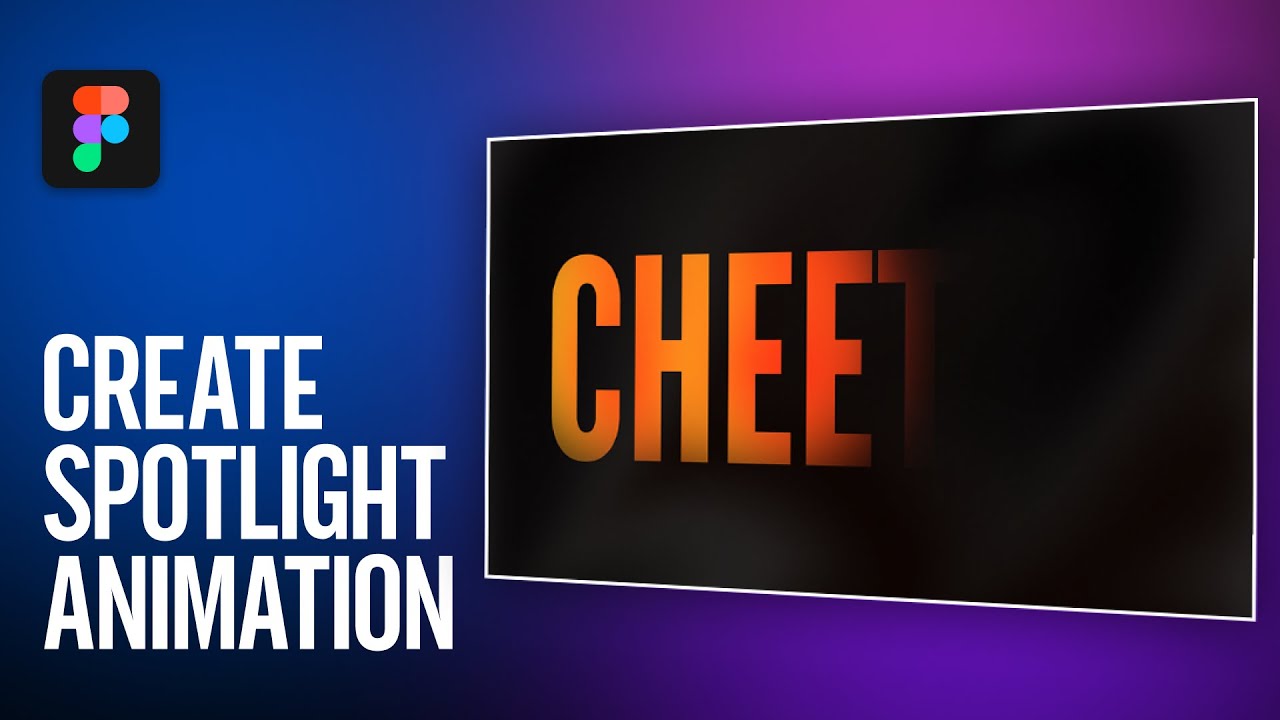 How to create Spotlight effect in Figma ?? - YouTube