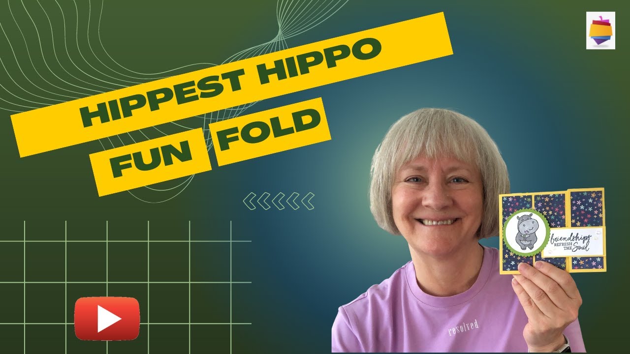 Learn this easy fold fold card technique - YouTube