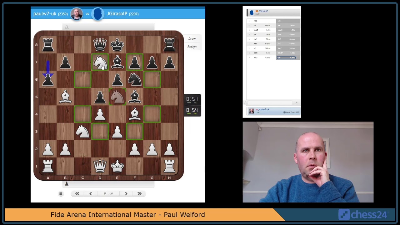 Chess24 Bullet Chess - YouTube