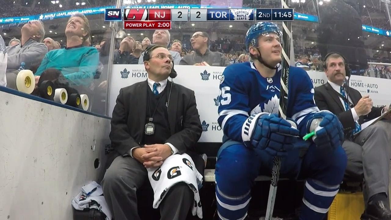 JVR having devil of a time with slashing penalty - YouTube