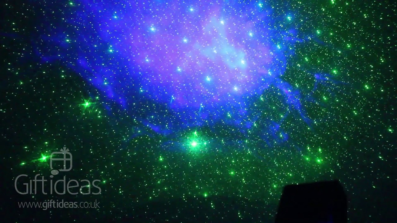 Space Galaxy Laser Projector - YouTube