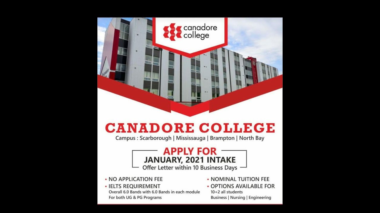 canadore college | Jan 2021 INTAKE | 6 each IELTS SCORE - YouTube