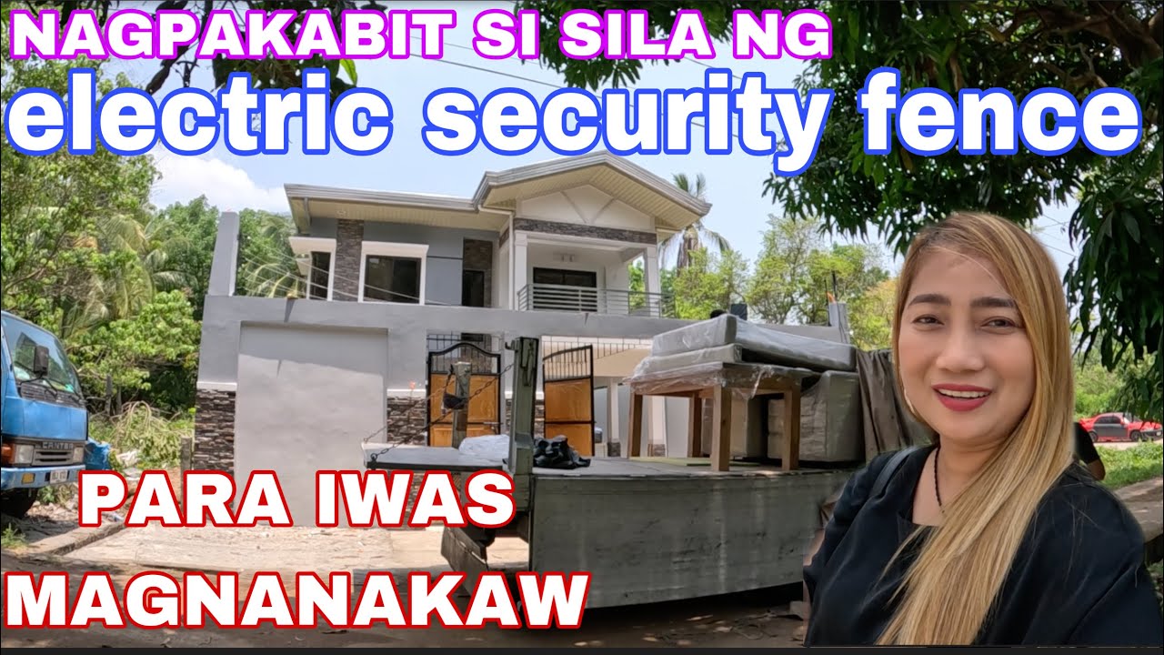 VLOG# 1014 MAGKANO MAGPAKABIT NG ELECTRIC SECURITY FENCE PARA IWAS MAGNANAKAW - YouTube
