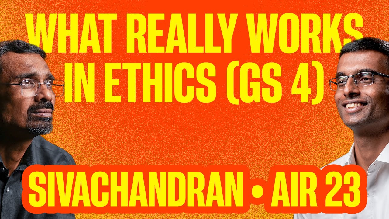 How AIR 23 Approached Ethics GS4 | UPSC 2024 Topper Insights with K M ...