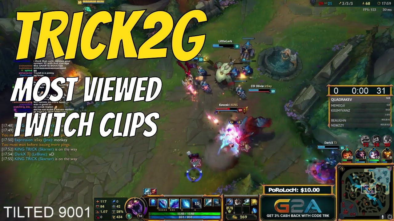 Trick2g's Most Viewed Twitch Clips of all time - YouTube