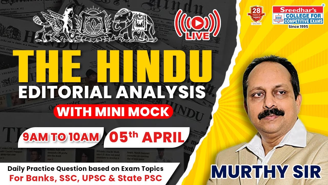 The Hindu Editorial Analysis | 5th April 2024 | English vocab, Grammar ...