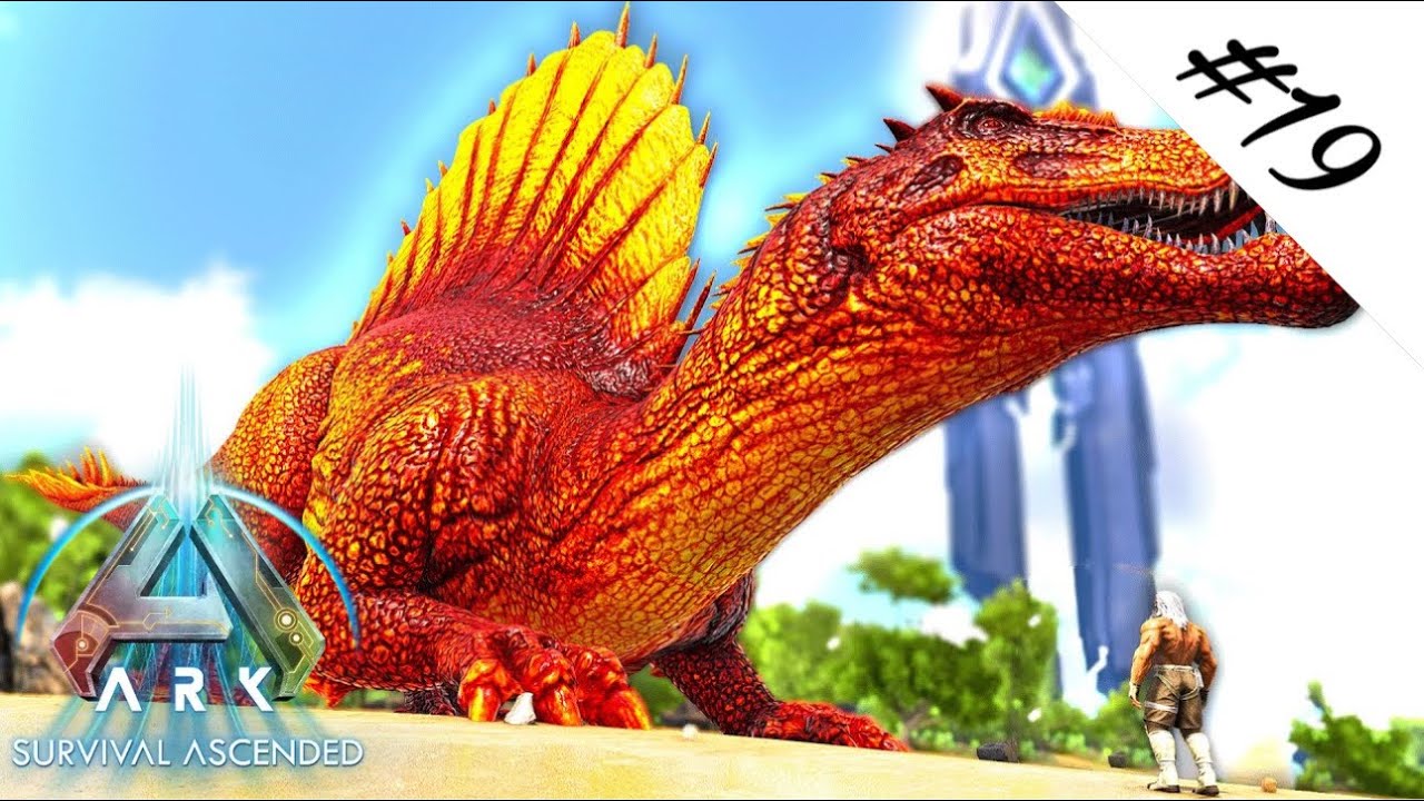 Je Capture Le Spinosaur Alpha Ark Mod #ep19 - YouTube