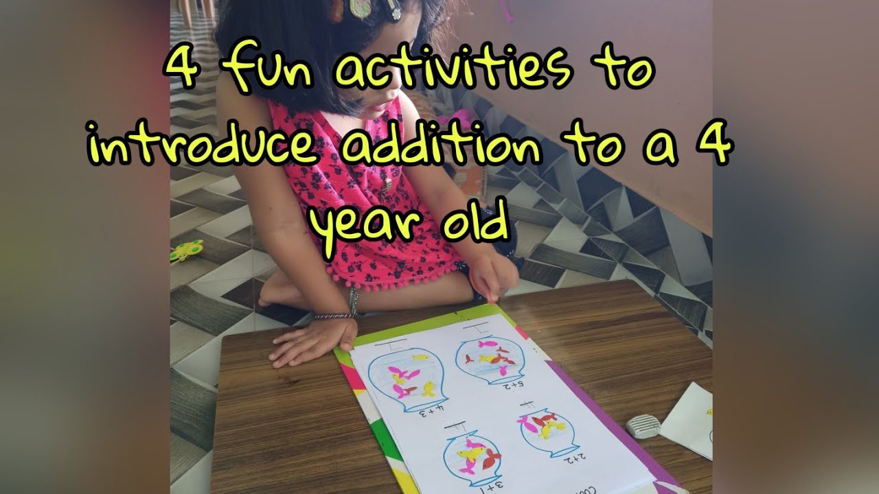 Introducing addition to 4 year old | fun learning activities ...