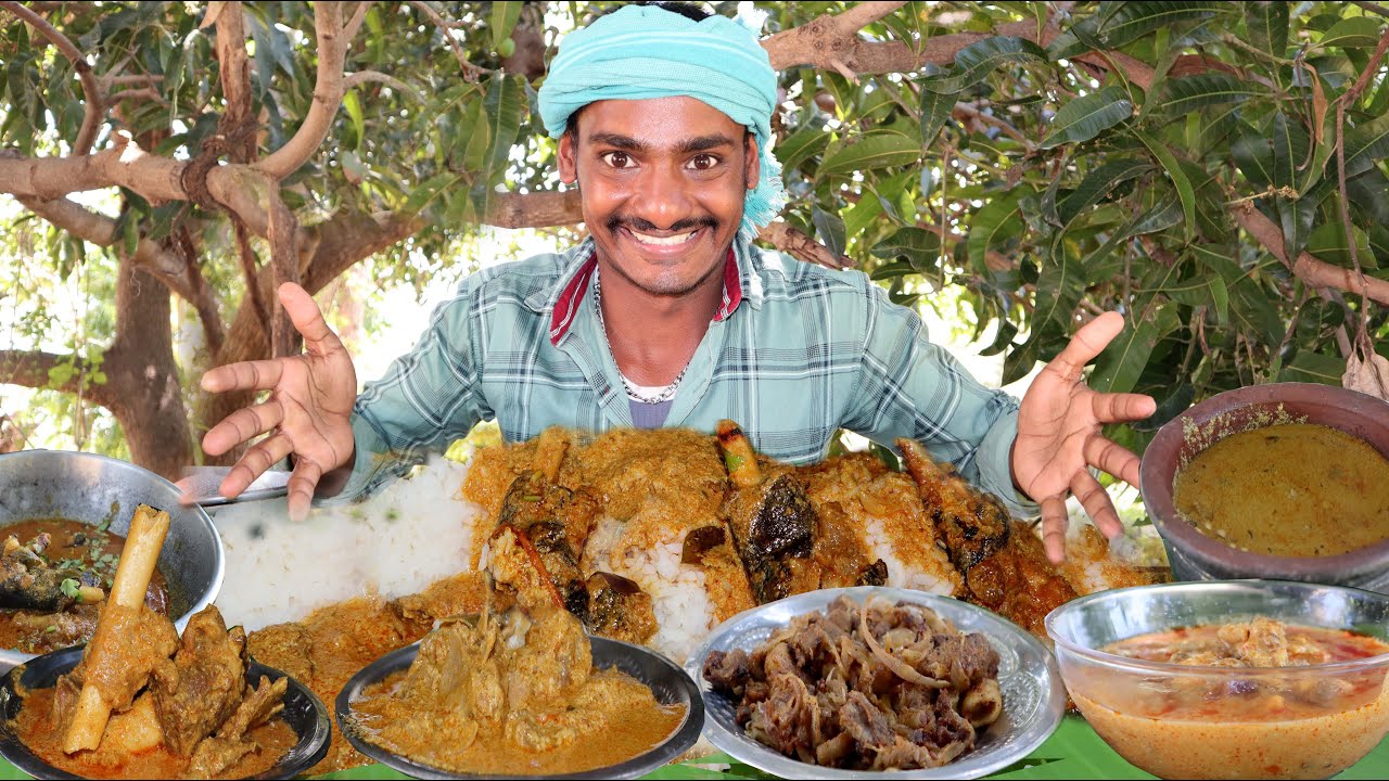 Huge Spicy Mutton Paya,Mutton boti fry ,Mutton bone meats,Mutton Boti ...