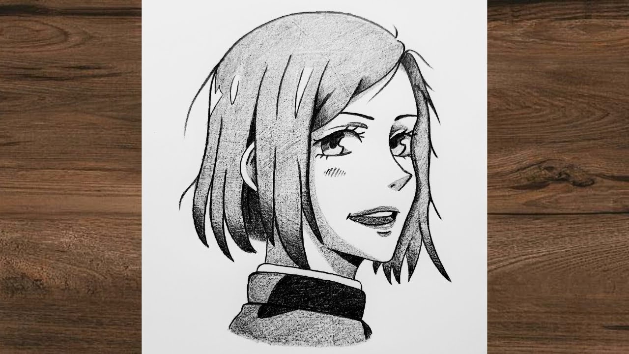How to draw Kugisaki NOBARA - Jujutsu Kaisen │ EASY anime drawing for ...