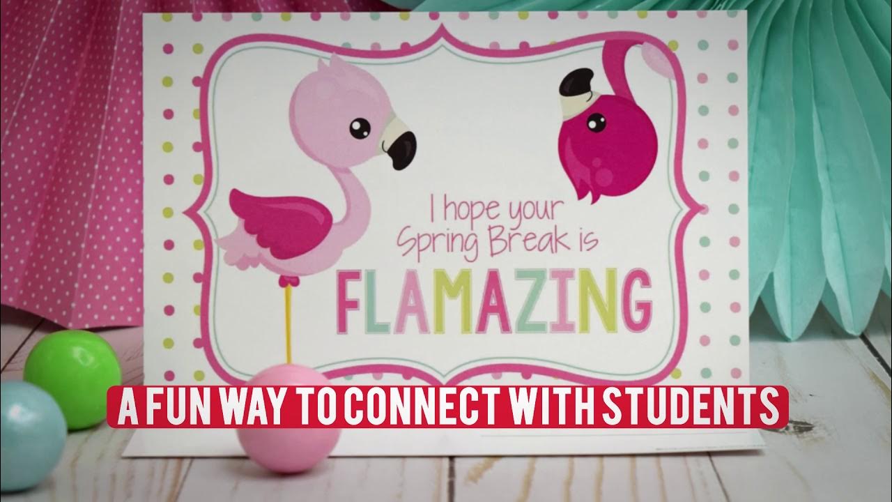 Spring Break Themed Postcards - YouTube