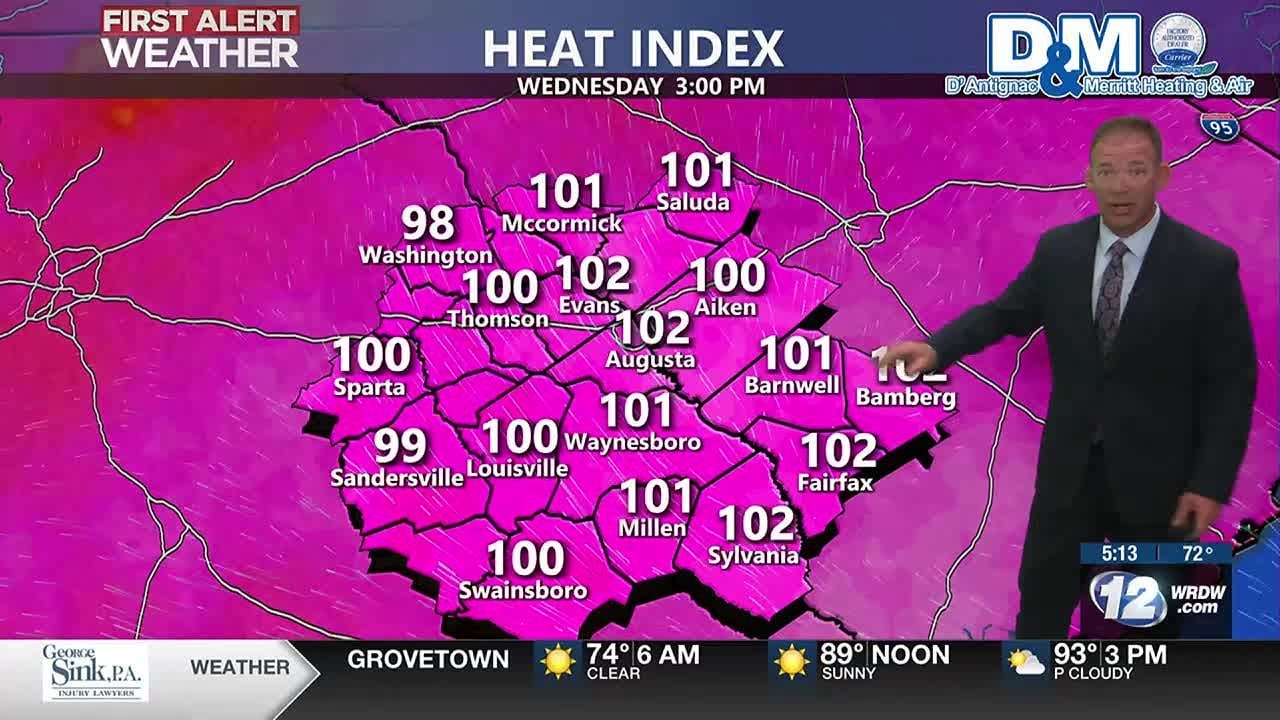 Hot and Muggy, Heat Index 100°+, Labor Day Weekend Storm? - YouTube