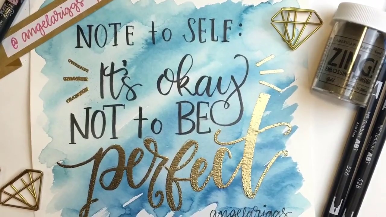 Lettering with Angela | Practice Makes Progress - YouTube