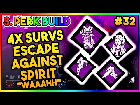 4x SURV ESCAPE AGAINST SPIRIT 👻 - Mettle of Meme PT.3 - DBD PATCH 3.4.2 ...