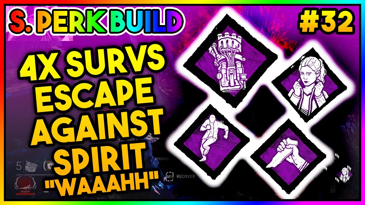 4x SURV ESCAPE AGAINST SPIRIT 👻 - Mettle of Meme PT.3 - DBD PATCH 3.4.2 ...