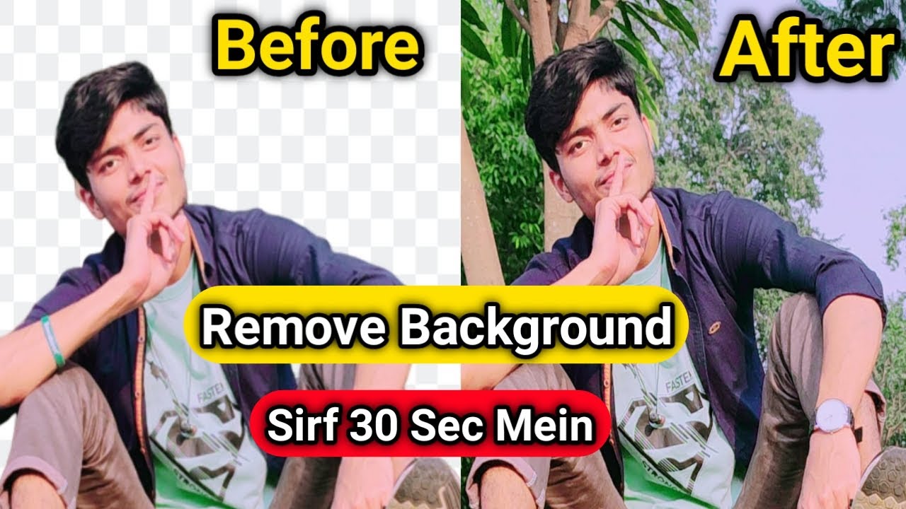 Photo Background Remove in 30 Sec | How To Remove Background | Technical Frk - YouTube