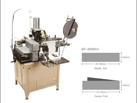 Gold Fai 2068C3 automatic ultrasonic label cutting and folding machine ...
