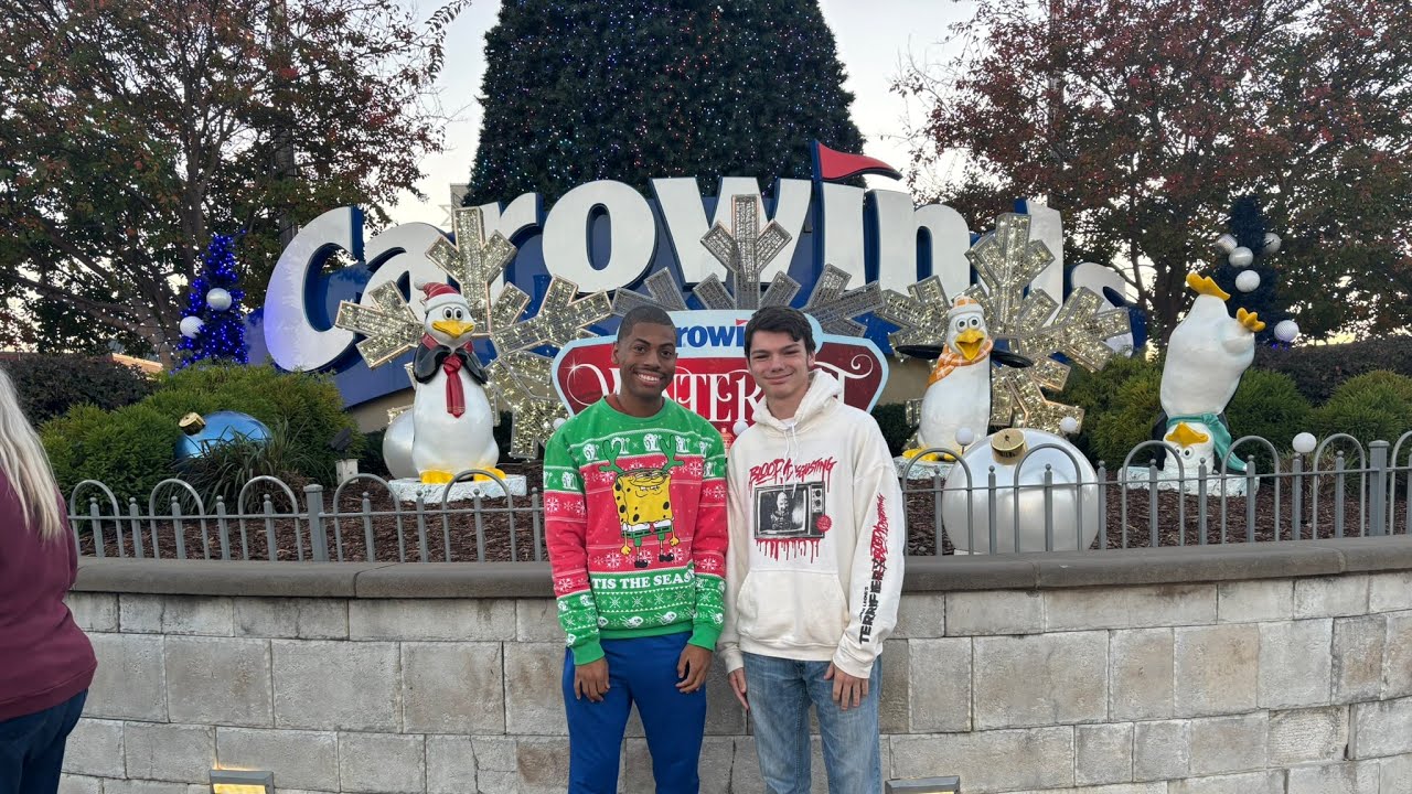 At Carowinds WinterFest with Tyler - YouTube