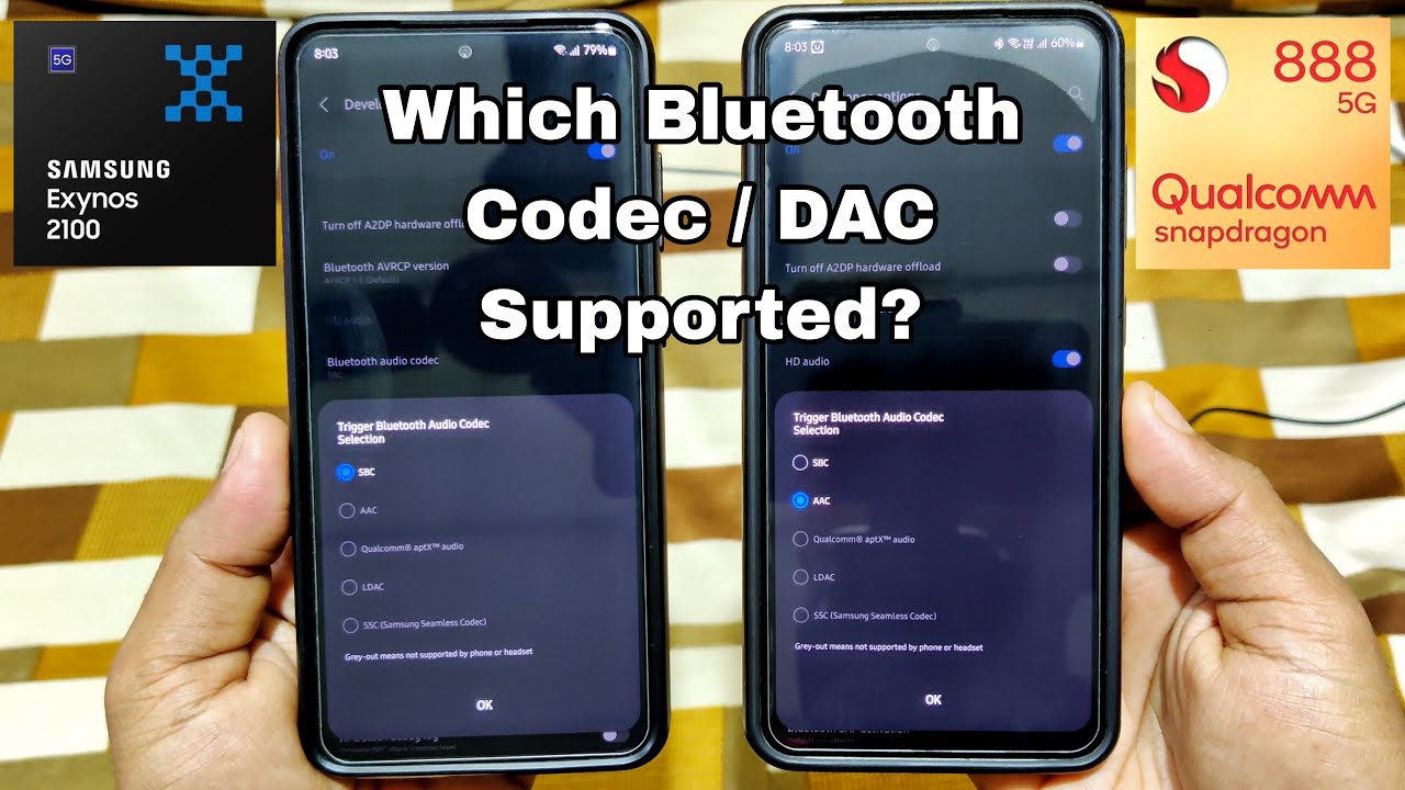 Galaxy S21Fe Snapdragon 888 & Exynos 2100 Codec/DAC Supported? | Galaxy ...