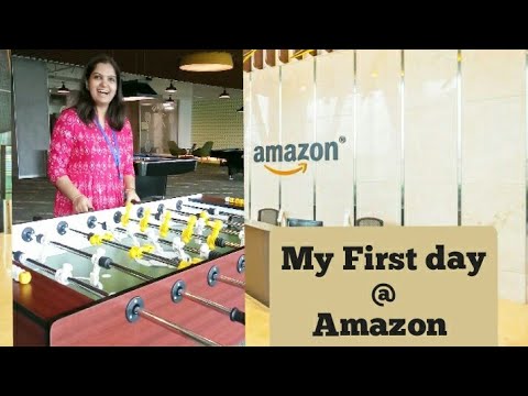 My First day at Amazon | Inside Amazon office | Office tour - YouTube