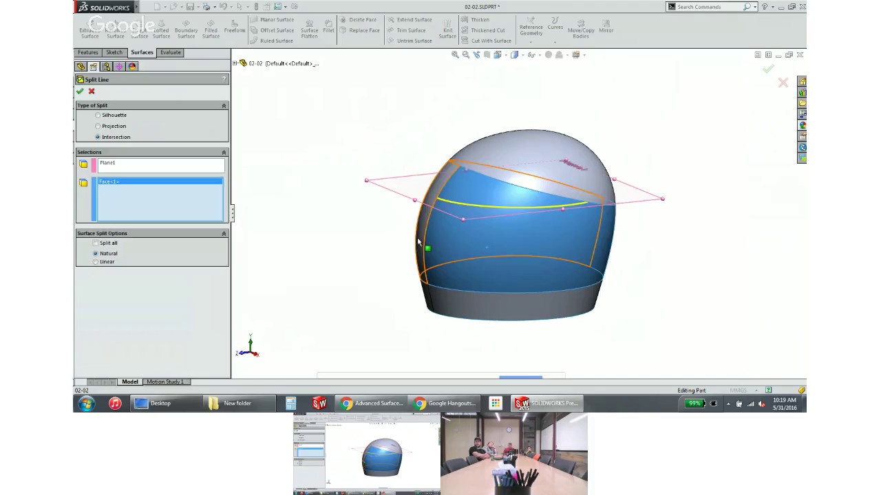 Advanced SolidWorks Surfacing - YouTube