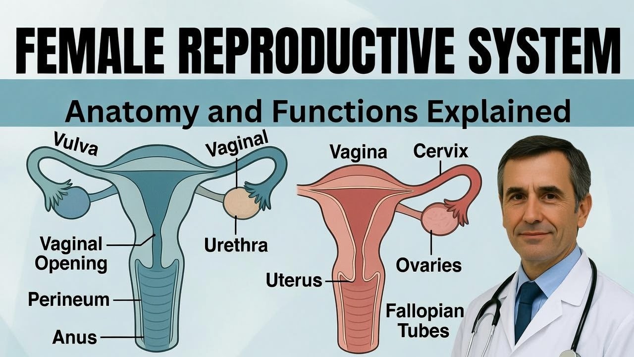 THE FEMALE BODY ANATOMY EXPLAINED | EXTERNAL & INTERNAL ORGANS ...