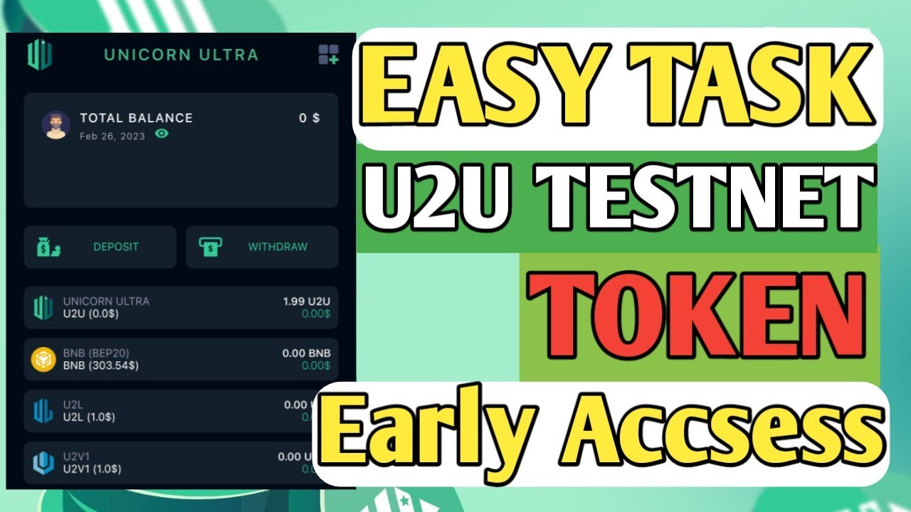 U2U TESTNET Token, Easy Task - YouTube