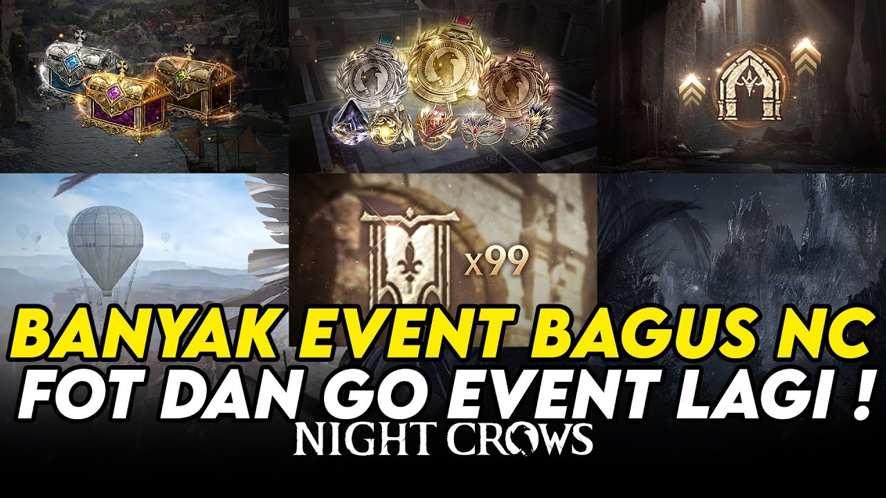 ASIK BANYAK EVENT DI NIGHT CROWS ! ! EVENT GO DAN FOT KEMBALI ...