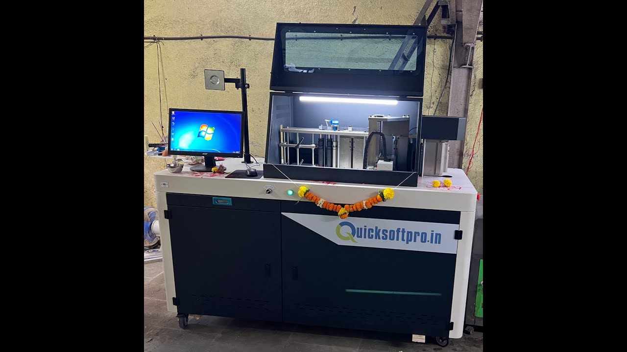 Channel Letter Bending Machine. - YouTube